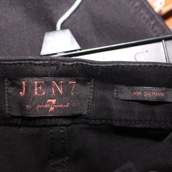 Jen7 | Jeans | Nwt Jen7 Black High Rise Denim Jeans Plus Size 2 | Poshmark